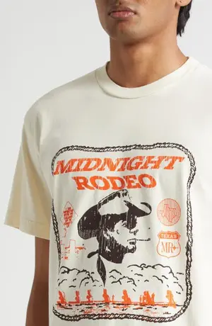 MIDNIGHT RODEO Western Graphic T-shirt