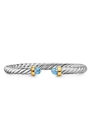 David Yurman Cablespira® Flex Cuff Bracelet - Blue Topaz