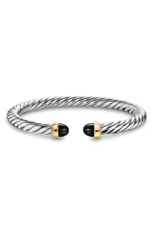 David Yurman Cablespira® Flex Bracelet - Black Onyx