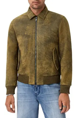 John Varvatos Spread Collar Outerwear For Men