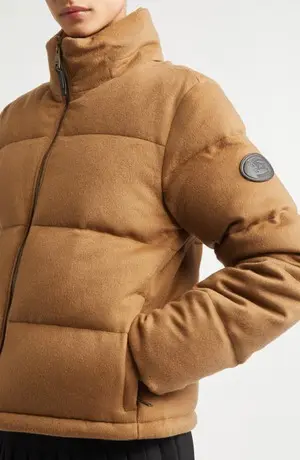 Burberry Ambleside Cashmere Down Puffer Jacket