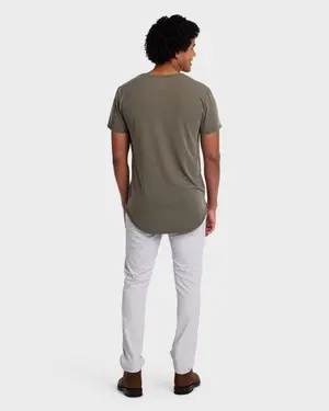 BLANCO CLOTHING Scoop T-shirt Super Soft - Army Green