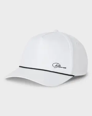LEFT DASH HAT Left Dash Blanco Cap - White Black Rope