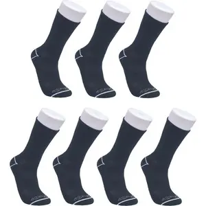 Ed Hardy Athletic Half Cushion Crew Sock 7-pack - Black