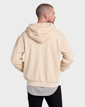 BLANCO CLOTHING Classic Relaxed Fit Hoodie - Wheat