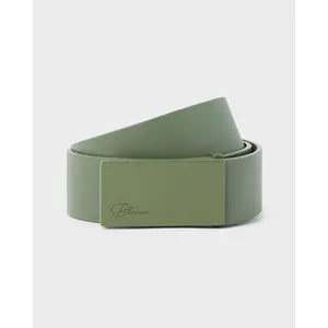 BLANCO CLOTHING Leather Belt With Fit Buckle - Army Green