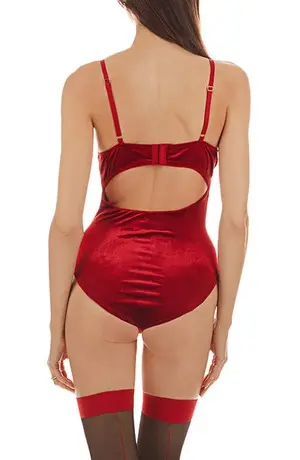 MEMOI Scarlette Velvet Bodysuit