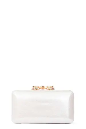 LAUREN LORRAINE Rectangular Embellished Clutch