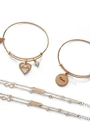 ALEX AND ANI Mamá Charm Bangle Bracelet