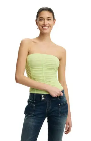 COTTON ON Cara Corset Bandeau - Frosted Lime