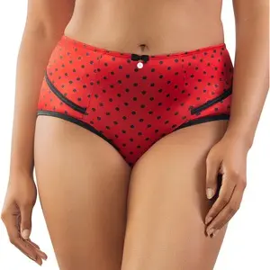 Parfait Charlotte High Waist Brief - Racing Red Dot