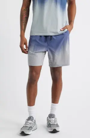 SANTO STUDIO Tempo Tech Shorts Fade Blue