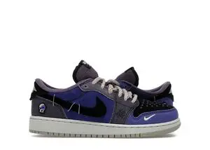 JORDAN Jordan 1 Retro Low OG Zion Williamson Voodoo Alternate Regency Purple/vapor Green/black