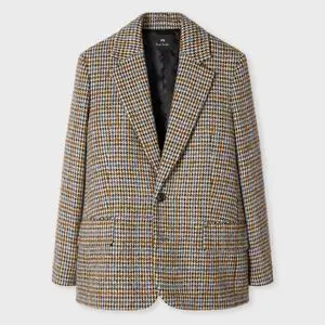 Paul Smith Houndstooth Wool-blend Blazer