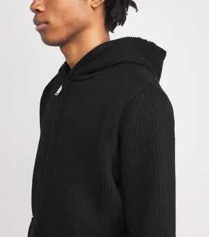 424 Ribbed Zip-up Hoodie