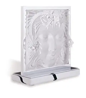 Lalique Crystal Masque De Femme Lamp - Clear