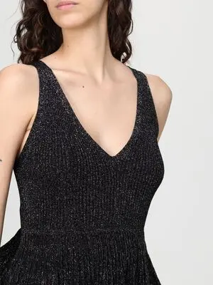 Moschino Sleeveless V-neck Peplum Top