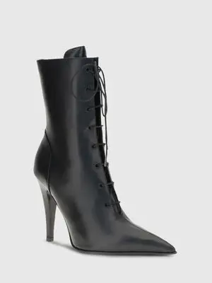 Alexander McQueen Lace Up Ankle Boots