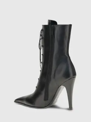 Alexander McQueen Lace Up Ankle Boots