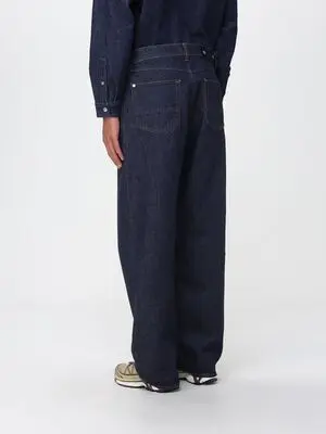Stone Island Straight Cotton Jeans - Denim