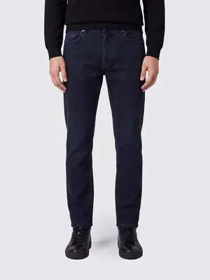 Stone Island Mid-rise Skinny Fit Jeans In Stretch Cotton Denim - Black