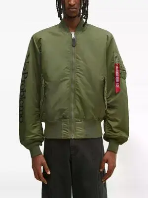 NO PROBLEMO Zip-fastening Bomber Jacket