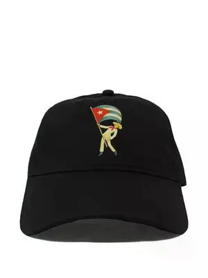 MELT Design-print Cap - Black