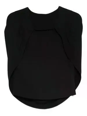 Alberta Ferretti Draped Blouse