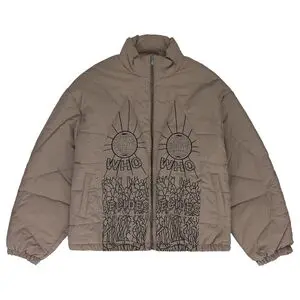 WHO DECIDES WAR Embroidered Bomber - Grey