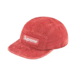 Supreme Corduroy Camp Cap - Red