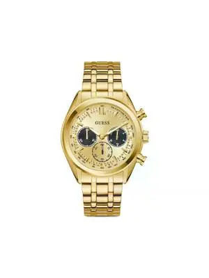 Guess Dawson 44mm Chronograph Watch - Gold