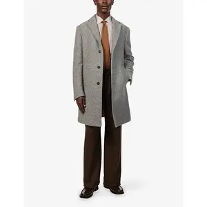 Corneliani Boucle Padded Wool-blend Overcoat