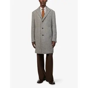 Corneliani Boucle Padded Wool-blend Overcoat