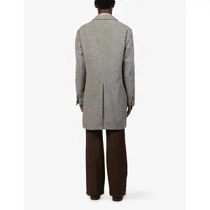 Corneliani Boucle Padded Wool-blend Overcoat