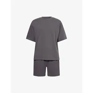 Calvin Klein Icon Short-sleeve Cotton-jersey Set
