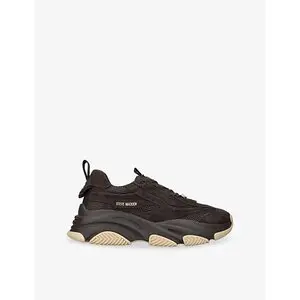 Steve Madden Possess Faux-leather Trainers - Brown
