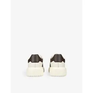 Hogan H-stripe Leather Trainers - Bone/comb