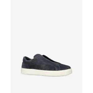 Hogan H668 Slip-on Suede Trainers - Navy