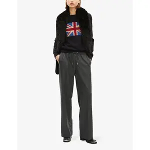 The Kooples Stretch Wool-blend Trousers