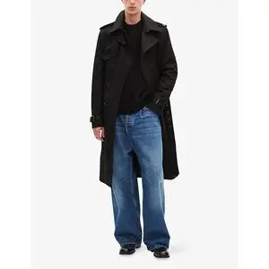 The Kooples Cotton Double-breasted Trench Coat