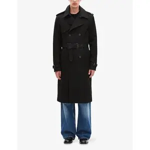 The Kooples Cotton Double-breasted Trench Coat
