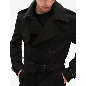 The Kooples Cotton Double-breasted Trench Coat
