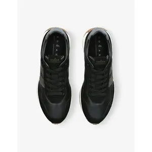 Hogan H641 Suede And Leather Trainers