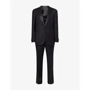 Corneliani Notched-collar Single-breasted Wool Tuxedo Suit