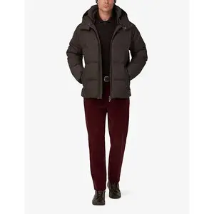 Boggi Milano Padded Shell-down Bomber Jacket