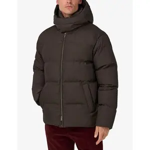 Boggi Milano Padded Shell-down Bomber Jacket