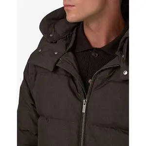 Boggi Milano Padded Shell-down Bomber Jacket