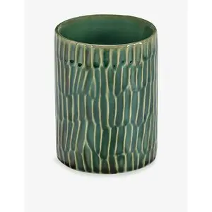 SERAX Lanza Stoneware Vase 11cm - Green