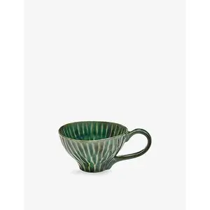 SERAX Lanza Stoneware Cappuccino Cup - Green