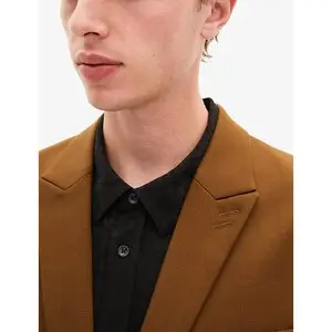 The Kooples Notched-collar Single-breasted Wool Blazer